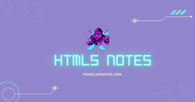 Best HTML5 Notes in PDF | HTML5 tutorial for download - eBook or Guide